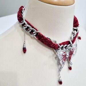 Vintage | Jewelry | Brand New Stainless Steel Red White Butterfly ...